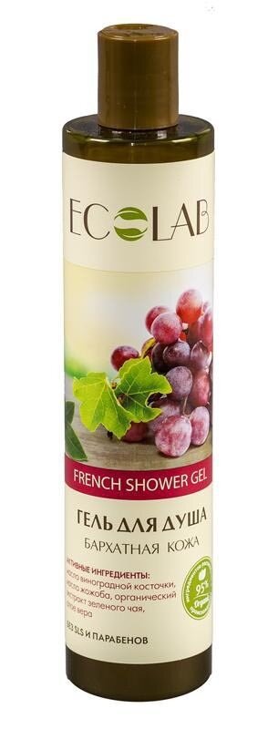 Гель для душа Ecolab "Natural & Organic". Бархатная кожа, 350 мл