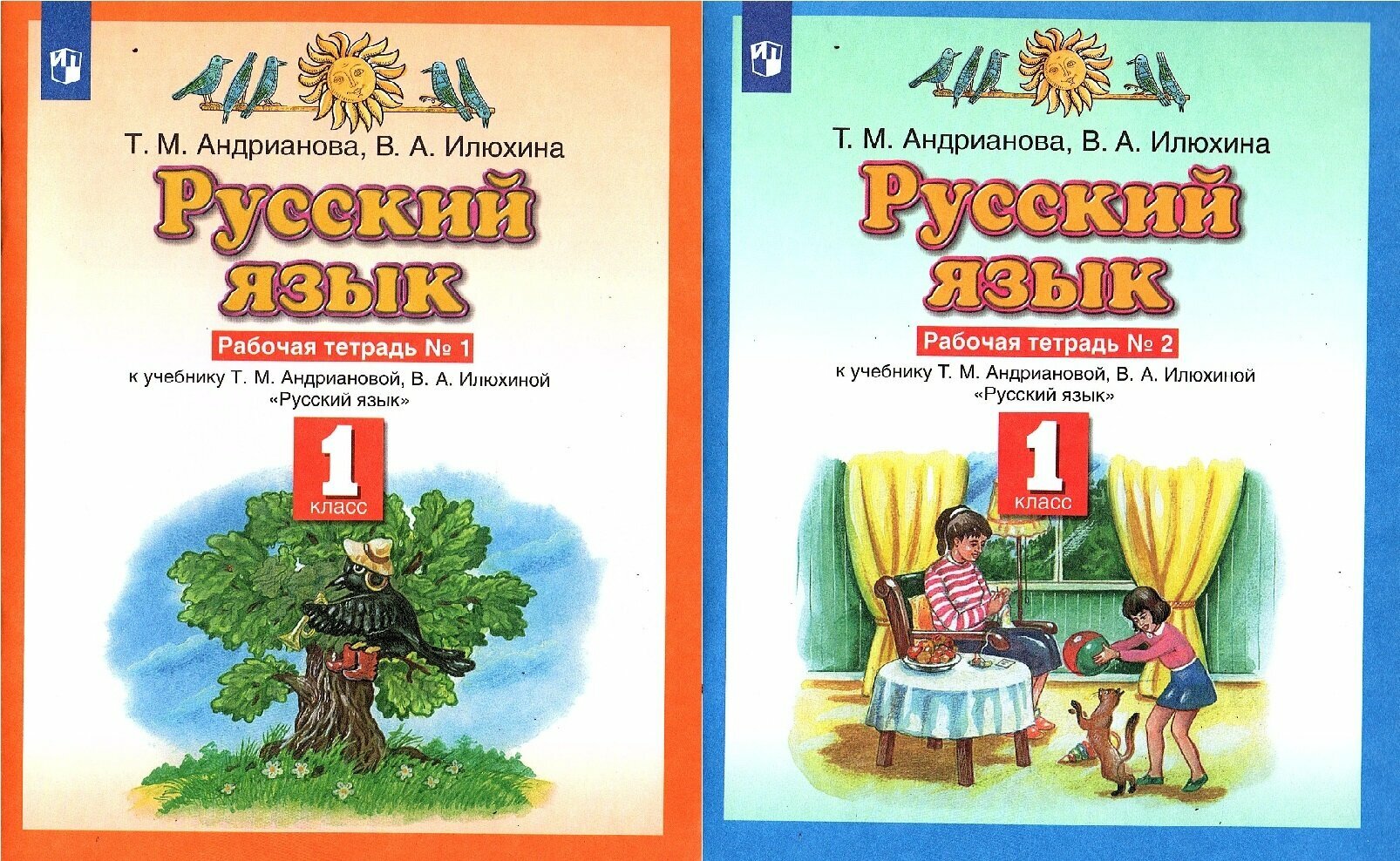 Андрианова Т. М. Русский язык 1 класс Рабочая тетрадь в 2-х частях (Комплект)