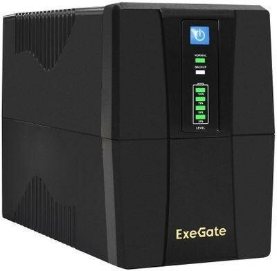 ИБП EXEGATE Power Back EP285474RUS, черный