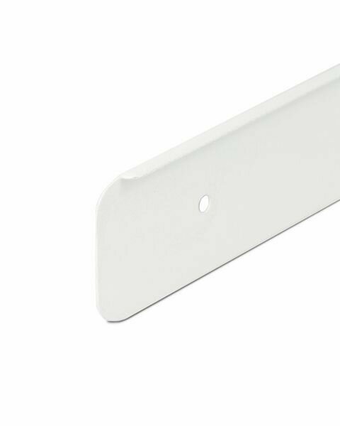 Планка для столешниц 38мм торцевая универсальная, белая (2 шт)