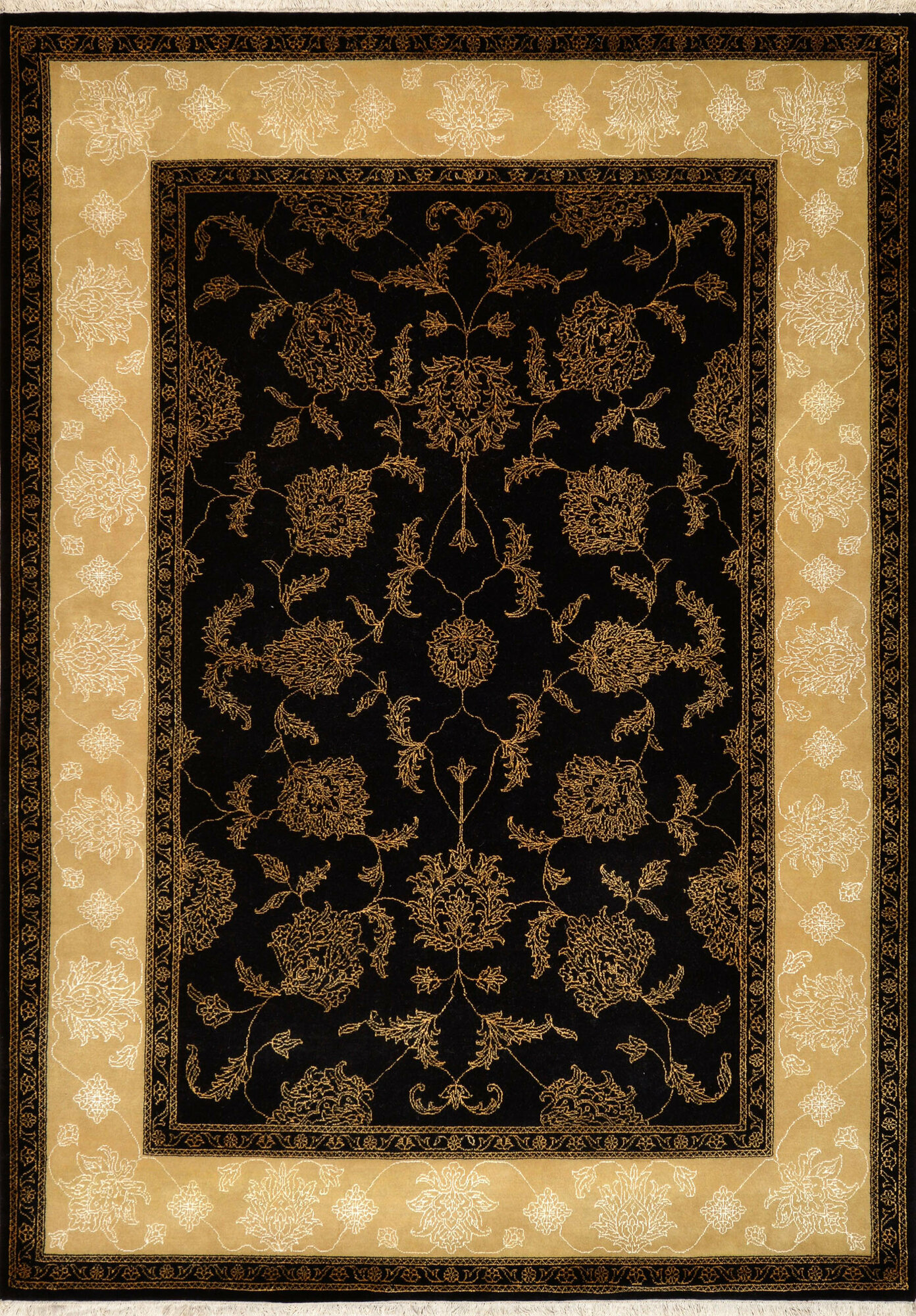 Индийский ковер ручной работы Dark Gold, Размер: 170х236 см.