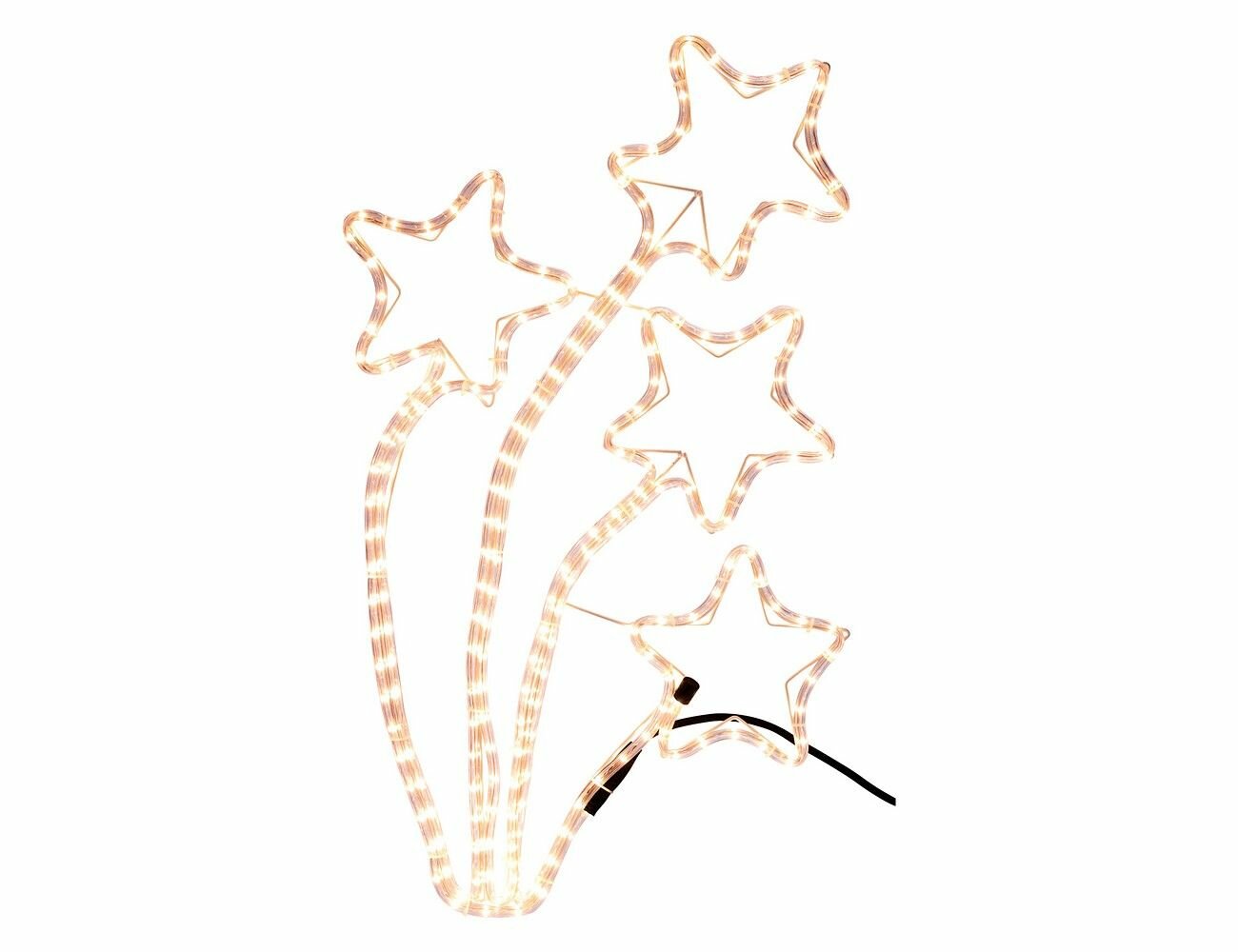 Светодиодное панно, 216 тёплых белых LED-огней, дюралайт, 72х43 см, уличное, Koopman International