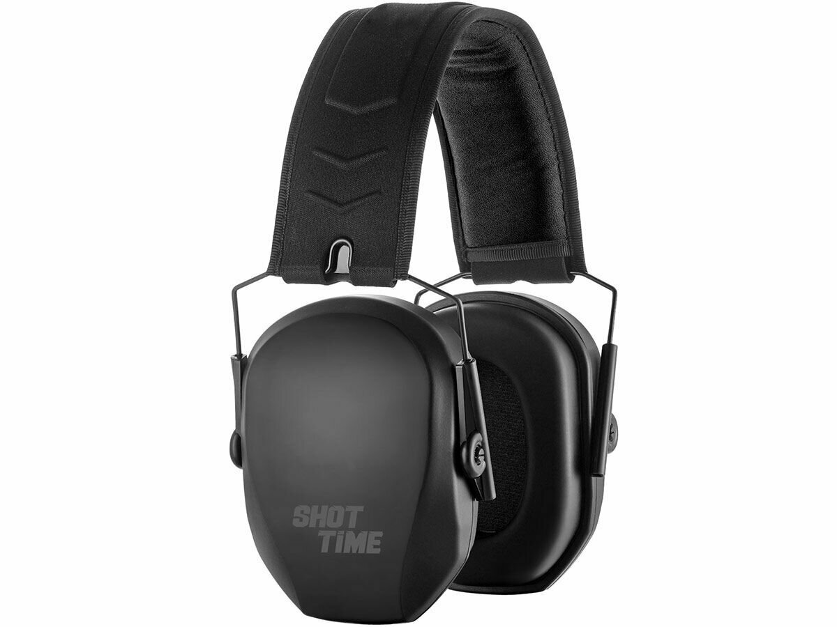 Наушники для стрельбы пассивные ShotTime 18, NRR 25dB, Black