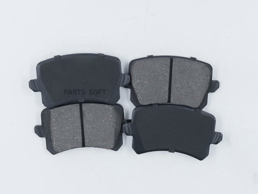 BP4012 AKNUK Колодки тормозные дисковые задние AKNUK VW PASSAT B6 (3C2), 03/05 -/ GOLF VI Van (5K1), 10/08 - SKOD