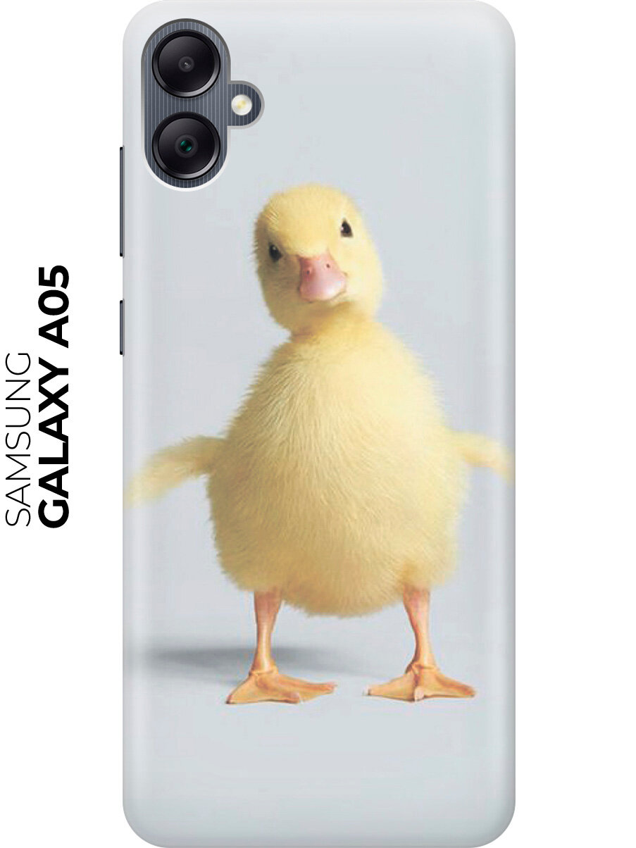 Силиконовый чехол на Samsung Galaxy A05 / Самсунг А05 с рисунком "Утя"