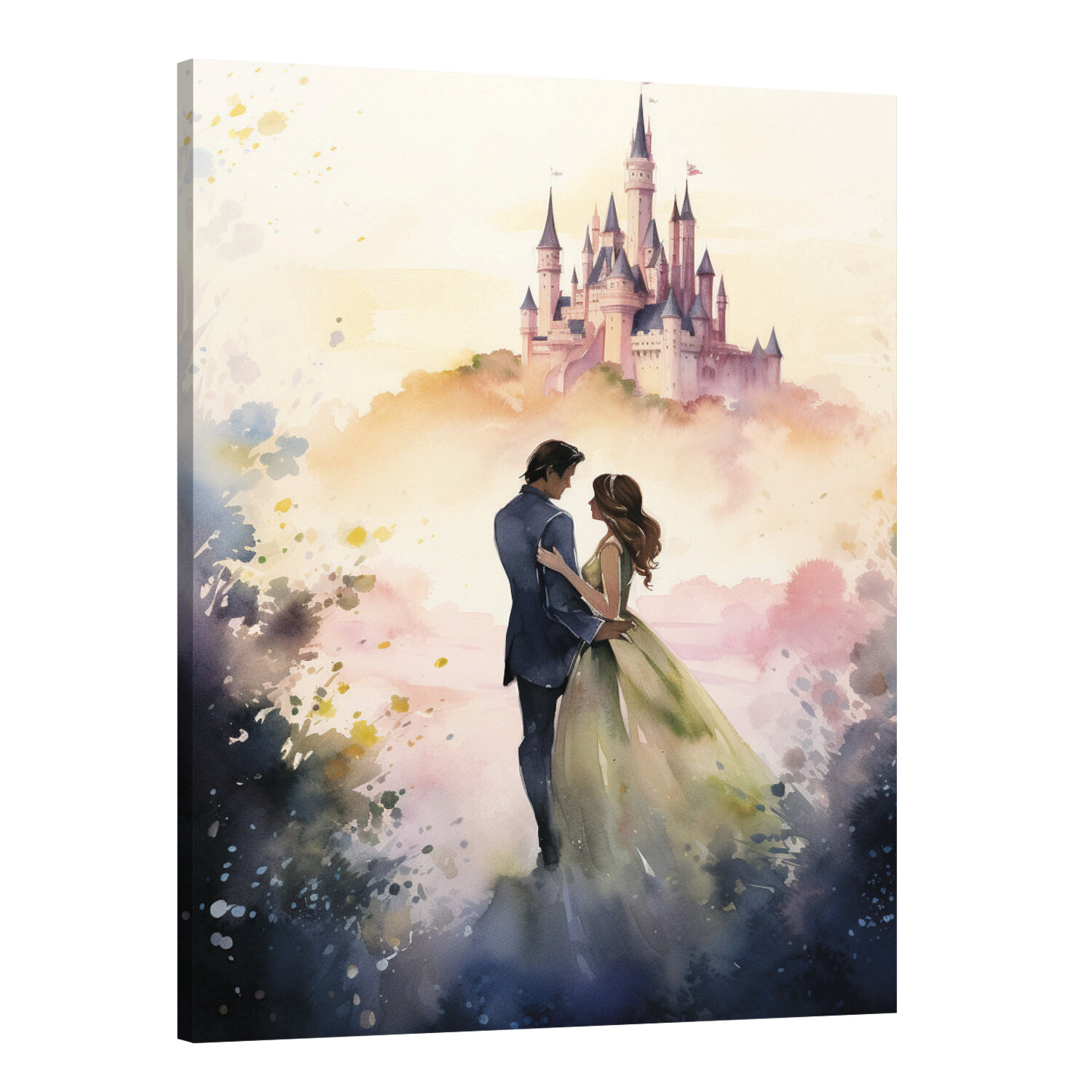 Интерьерная картина 50х70 "Вечная любовь короля и королевы"