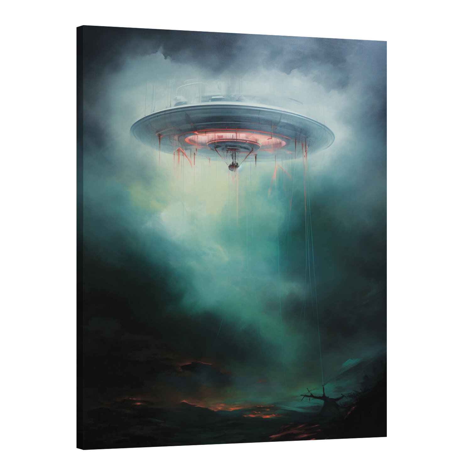 Интерьерная картина 50х70 "НЛО"
