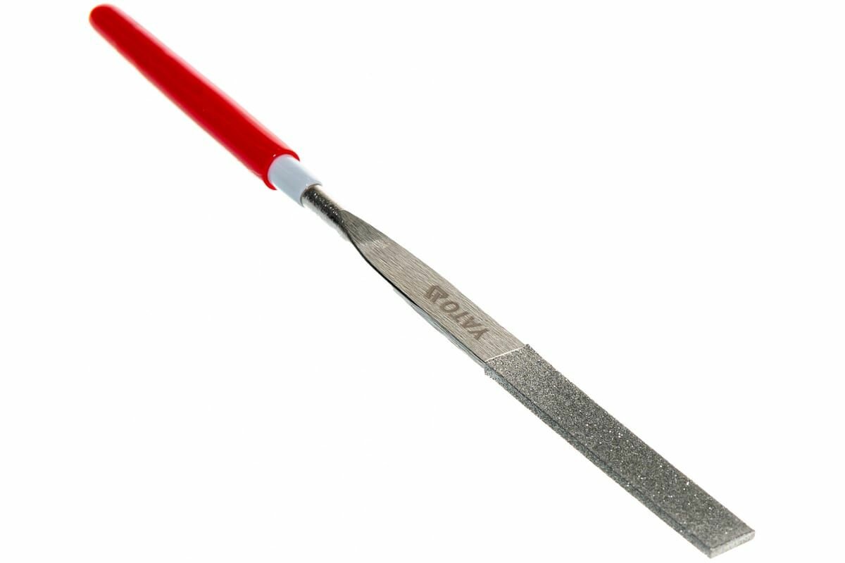 Надфиль алмазный плоский 4х160х50мм YT-6147