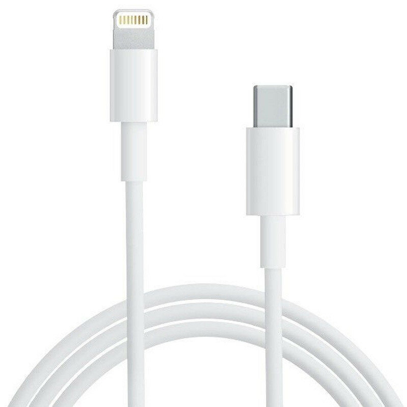 Кабель USB-C MA019 Type-C - Lightning, 2 м, белый