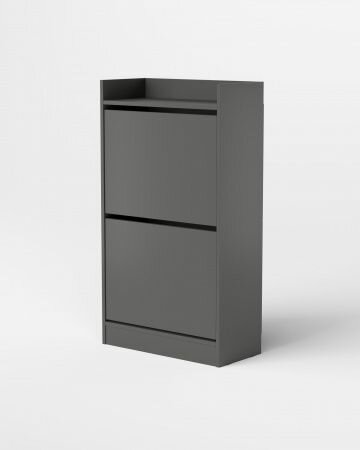 МС Охта Лайт Обувница 600.2 Антрацид/ (Петровская мебель)