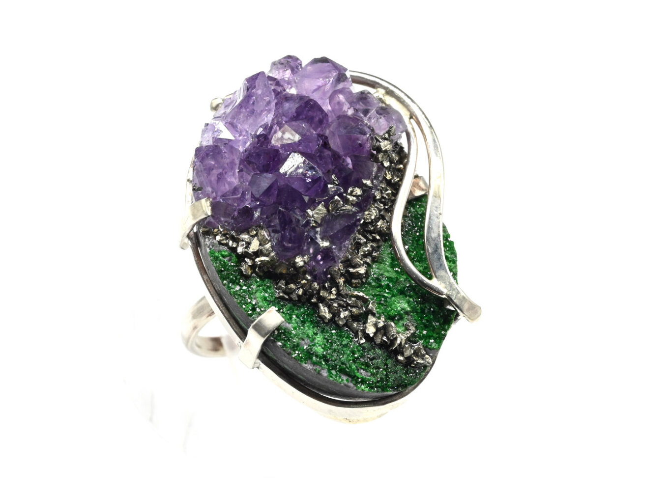 Кольцо, аметист