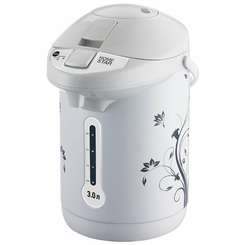 Термопот HomeStar HS-5005, 3л, 750Вт, колба нерж. сталь, 2 способа подачи воды 105737