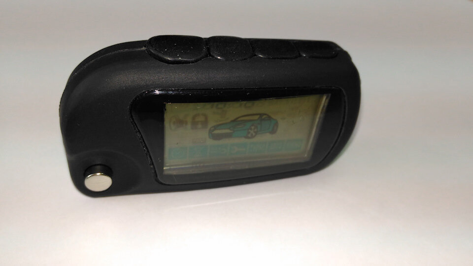 Силиконовый чехол SP на брелок с выкидным ключом А 91 (Черный)