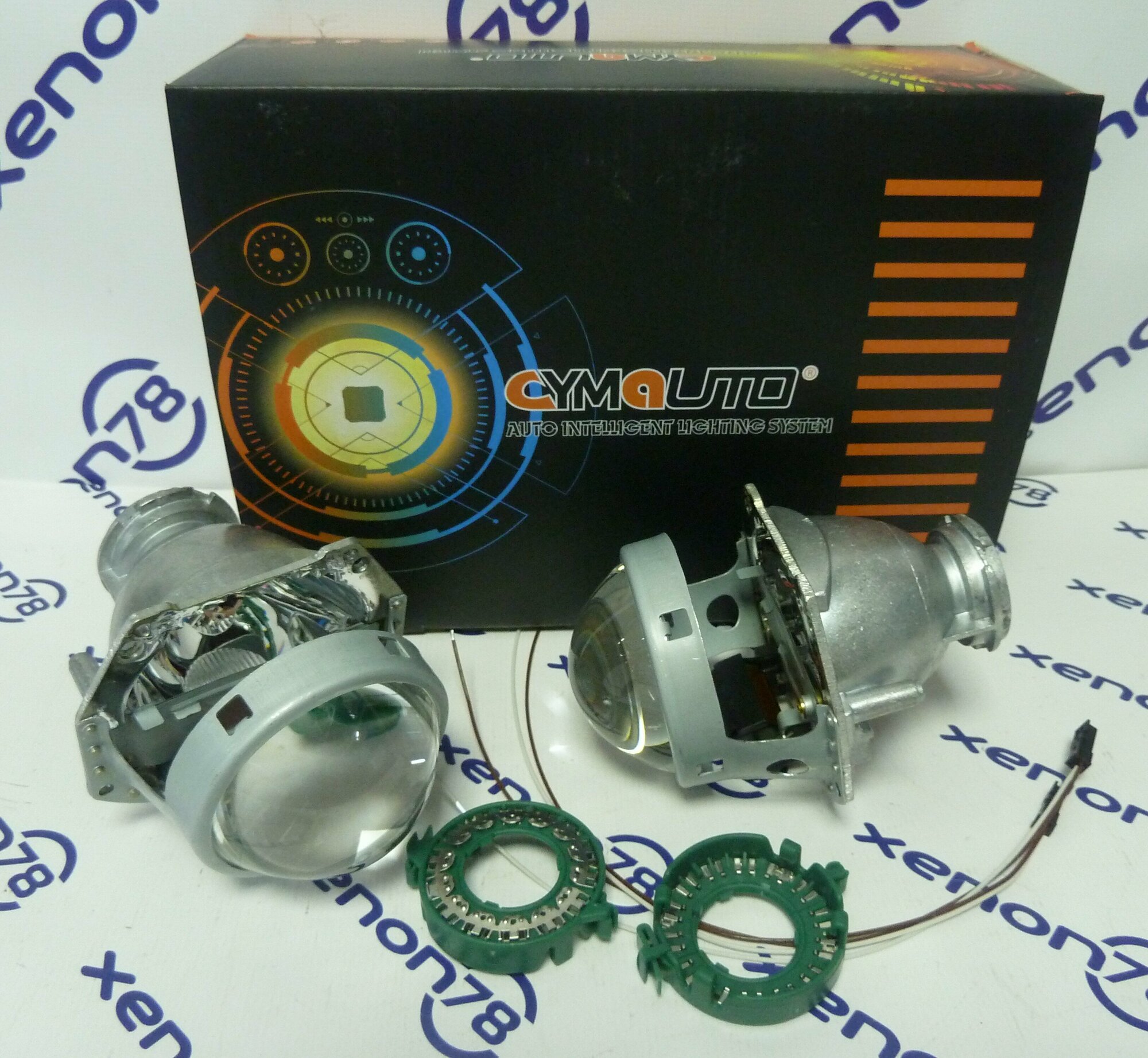 Биксеноновые линзы CYM 3.0"- Hella 3R - 2 шт.
