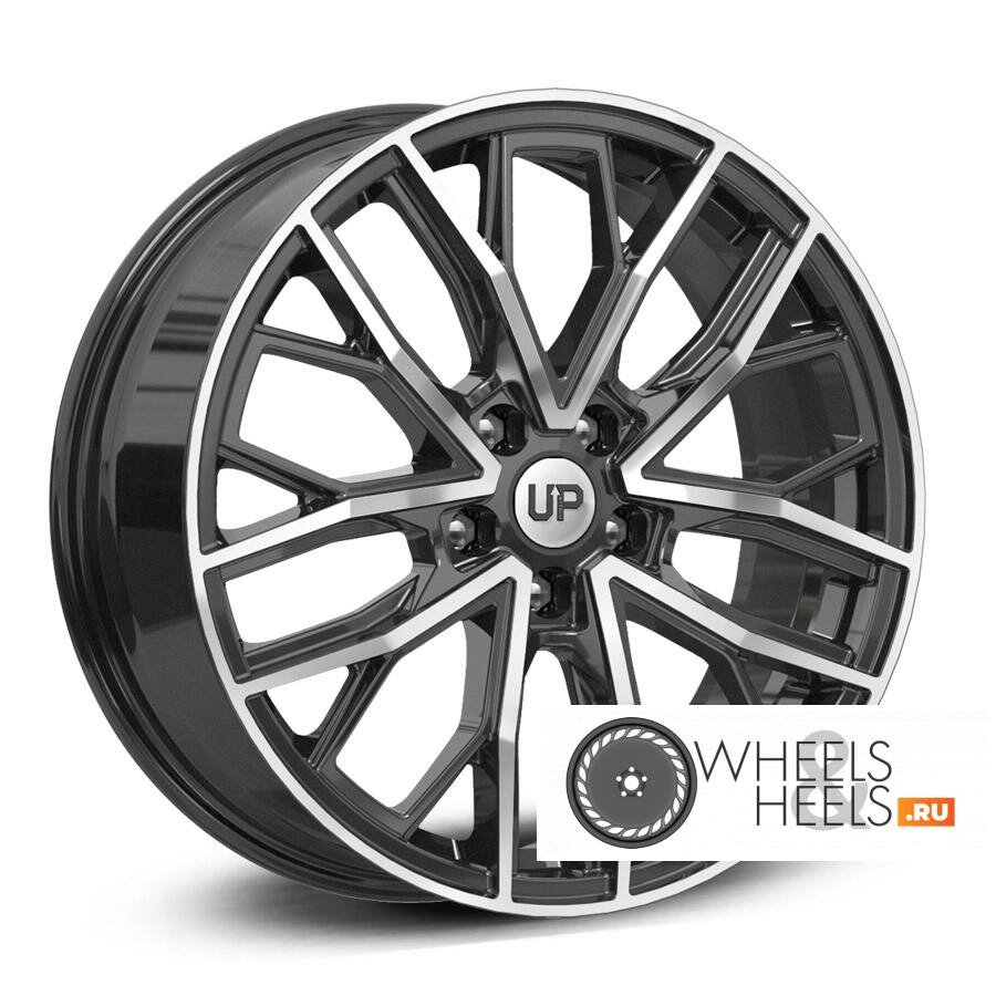 Wheels UP Up109 18x7 5x115 et45 dia70.2 Черный с полированной лицевой поверхностью
