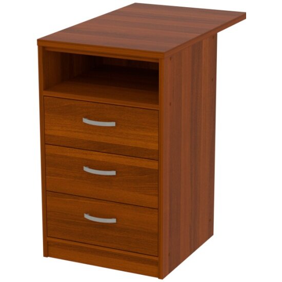 Тумба Меб-фф приставная ТСС-27-4+С28 цвет Орех Итальянский