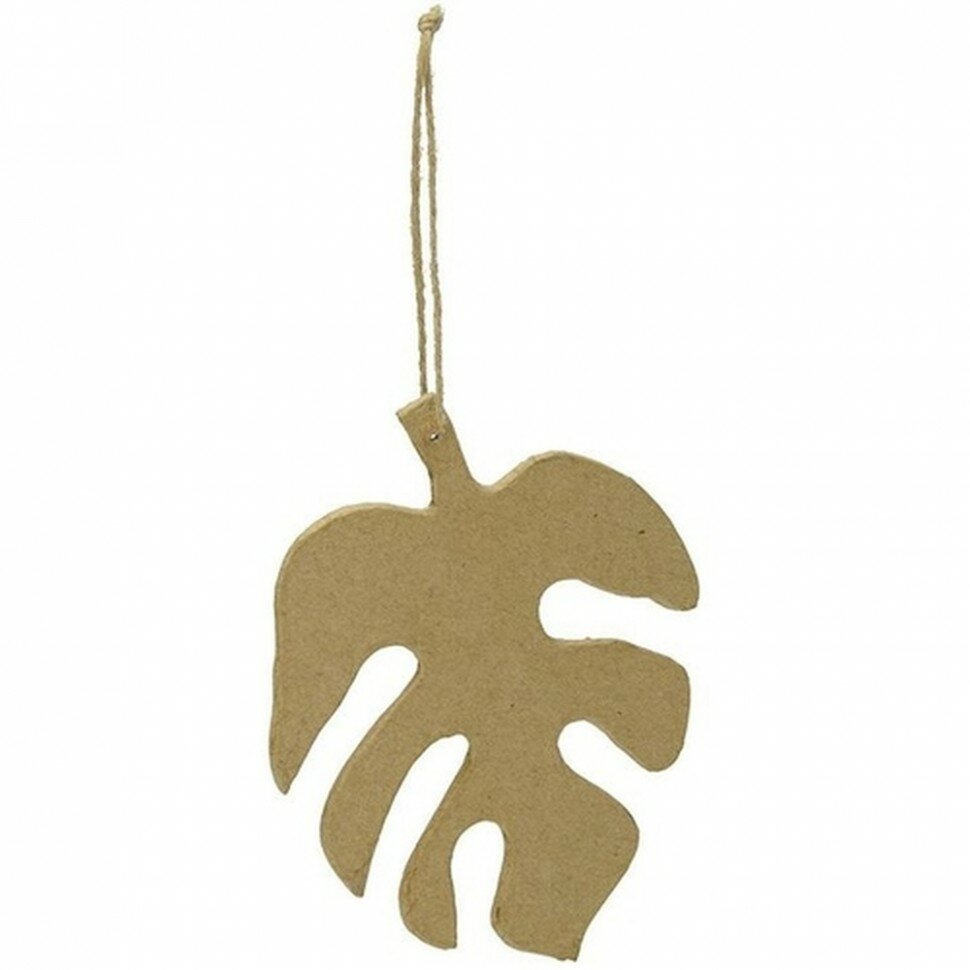 Efco 2633070 Заготовка для декупажа "Лист монстеры", 13 x 10.5 x 0.3 см