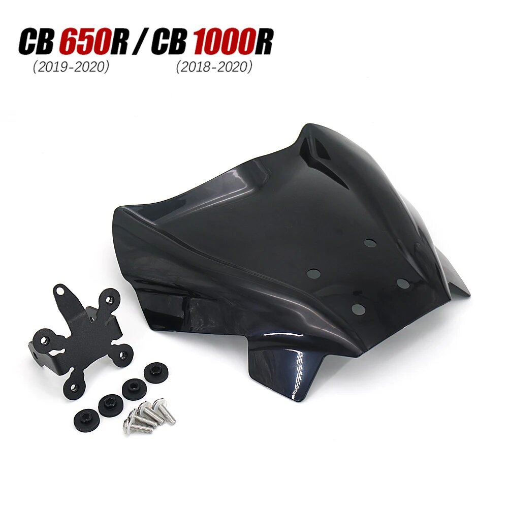 Новые запчасти для мотоциклов, ветровое стекло, ветровое отражение, ветровое стекло, Черный, Black
