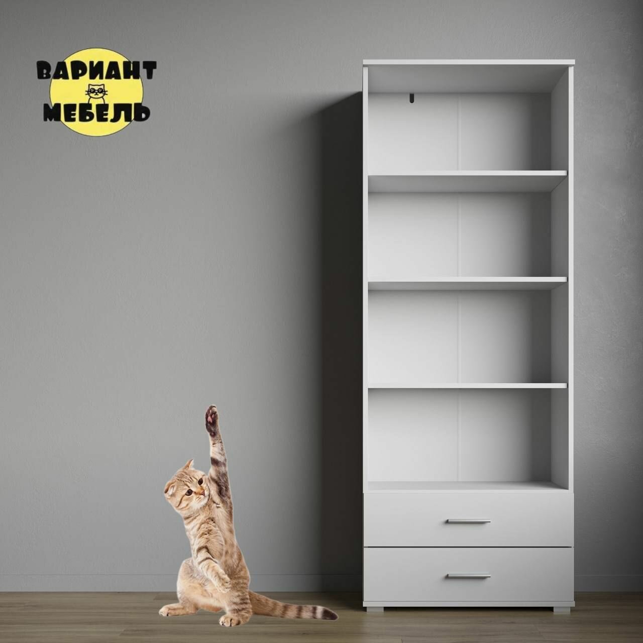 Шкаф пенал FREYA Белый (СТ-4)