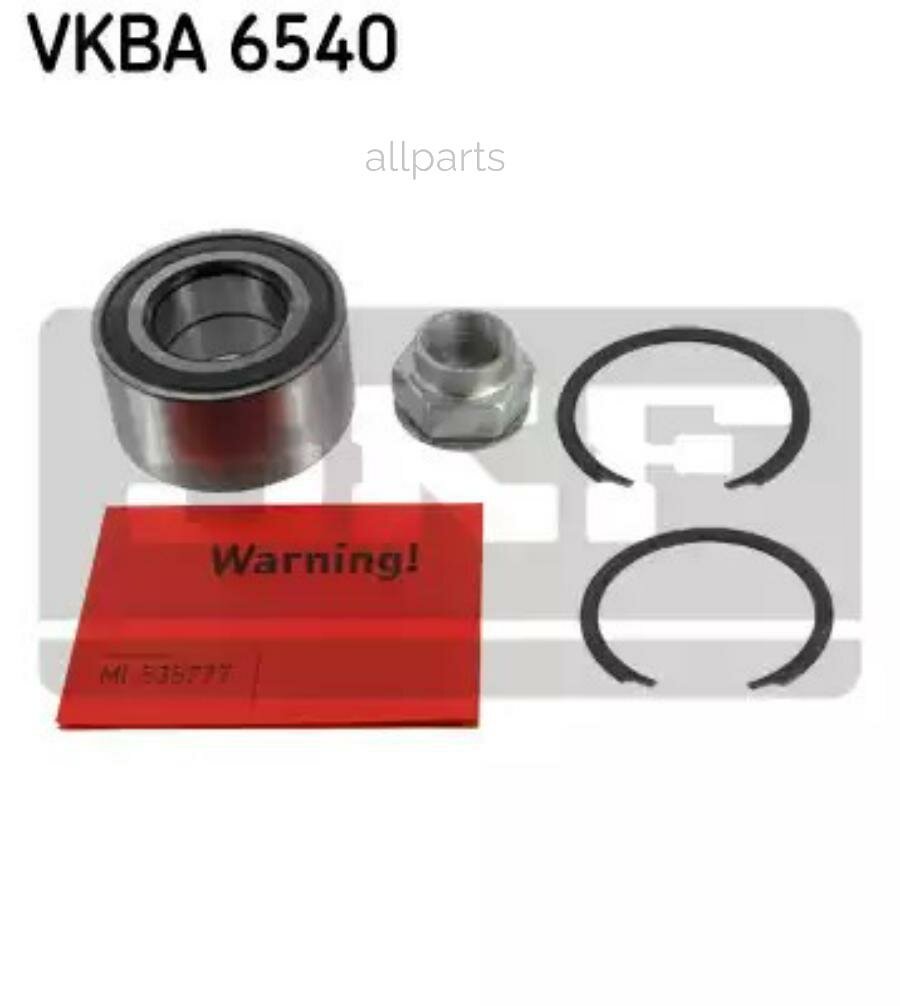 SKF VKBA 6540 Подшипник ступицы передний SKF VKBA 6540
