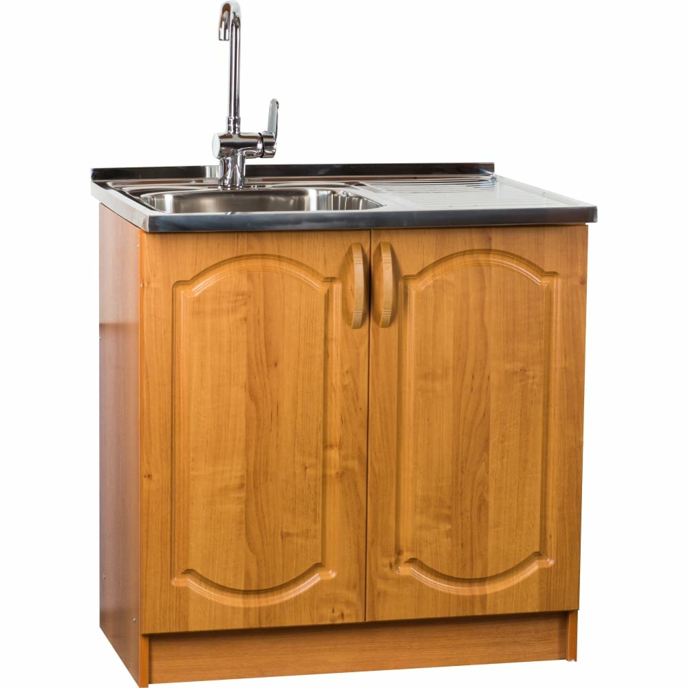 Тумба, SANTREK, SANTREK 80х50, ольха, 2 дверцы, фасад МДФ 23165, кухонь, высококачественной