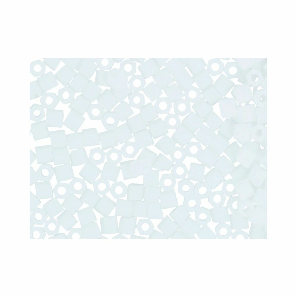 Бисер TOHO 11/0, Hexagon, №3, 2,2 мм, 5 штх5 г, №0041F, белый матовый