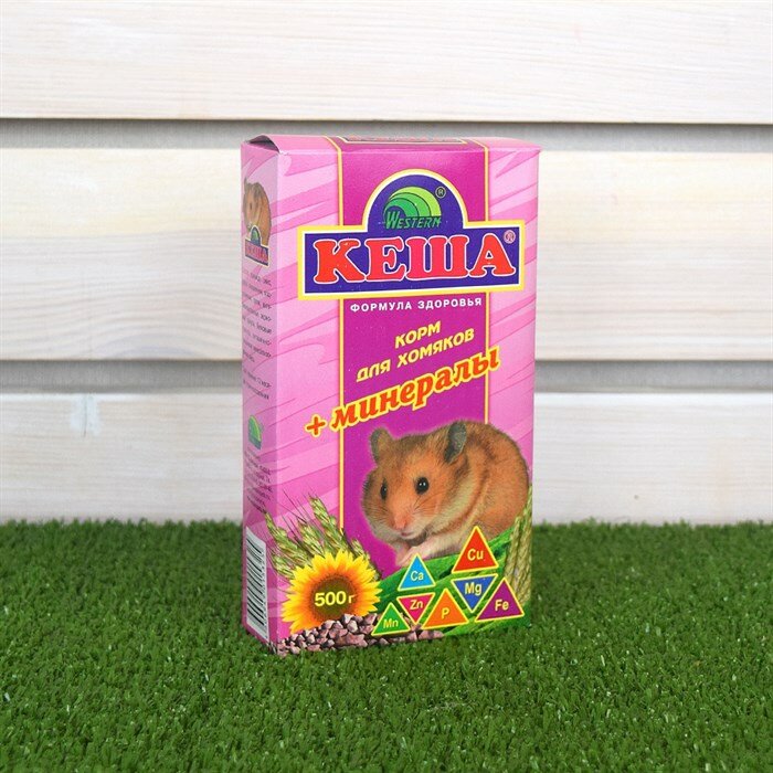 Корм для хомяков с минералами 500г кеша/28