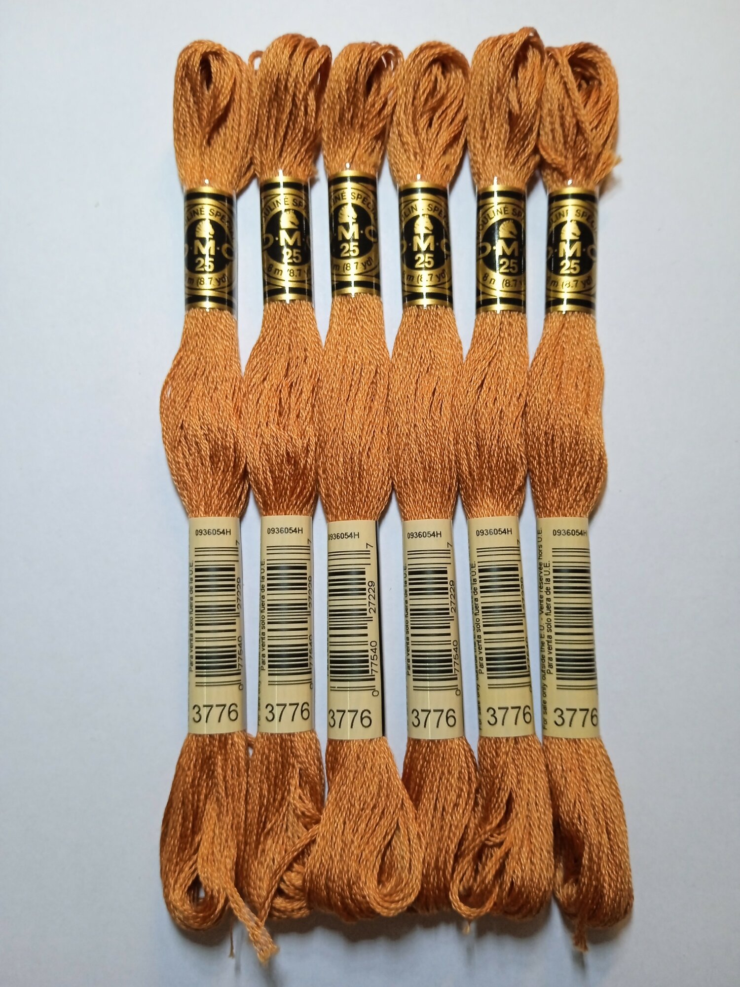 Набор ниток мулине, 8 м, 6 шт DMC-3776_6