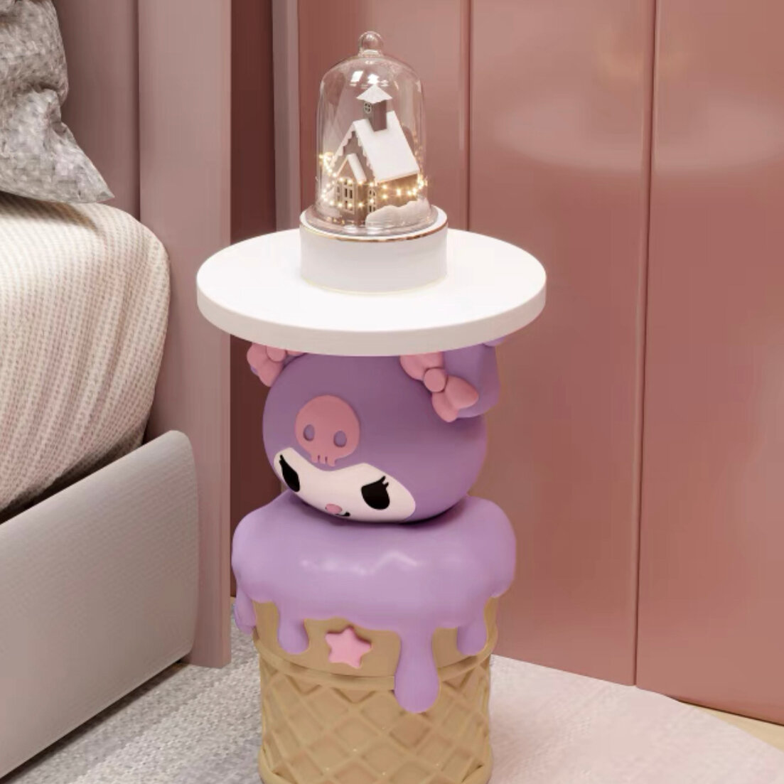 Интерьерный столик Kami (цвет фиолетовый)