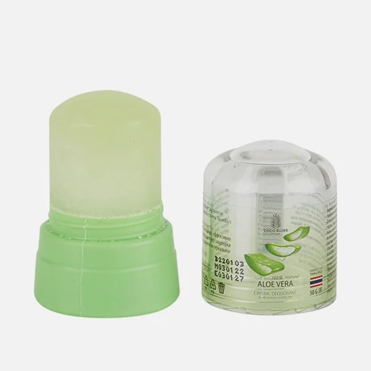 Дезодорант Coco Blues "Алоэ вера", кристалл, без следов, 24 ч