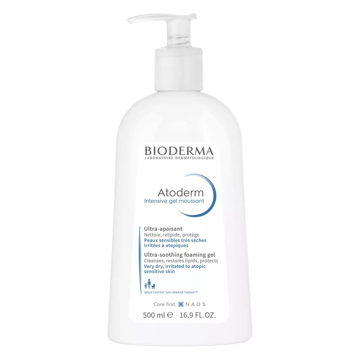 Биодерма Очищающий гель Intensive, 500 мл (Bioderma, Atoderm)