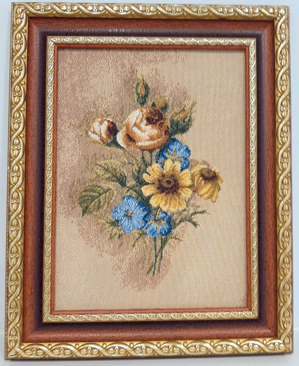 Гобеленовая картина "Роза" 17х25