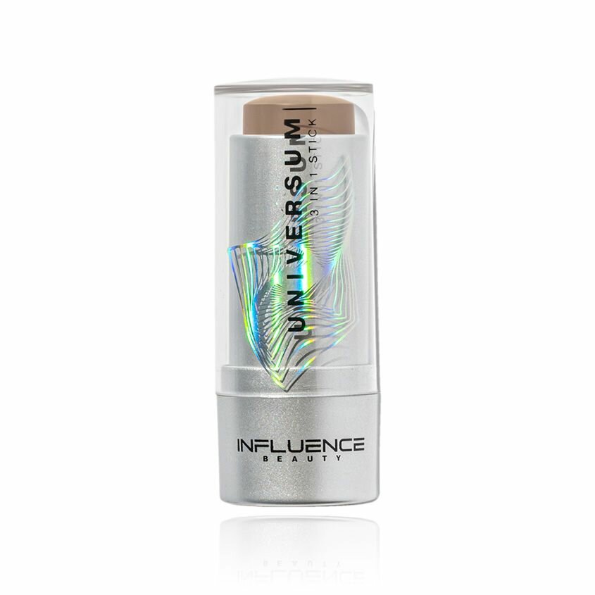 Стик для макияжа лица INFLUENCE BEAUTY UNIVERSUM STICK 3 в 1 тон 02 Gliese