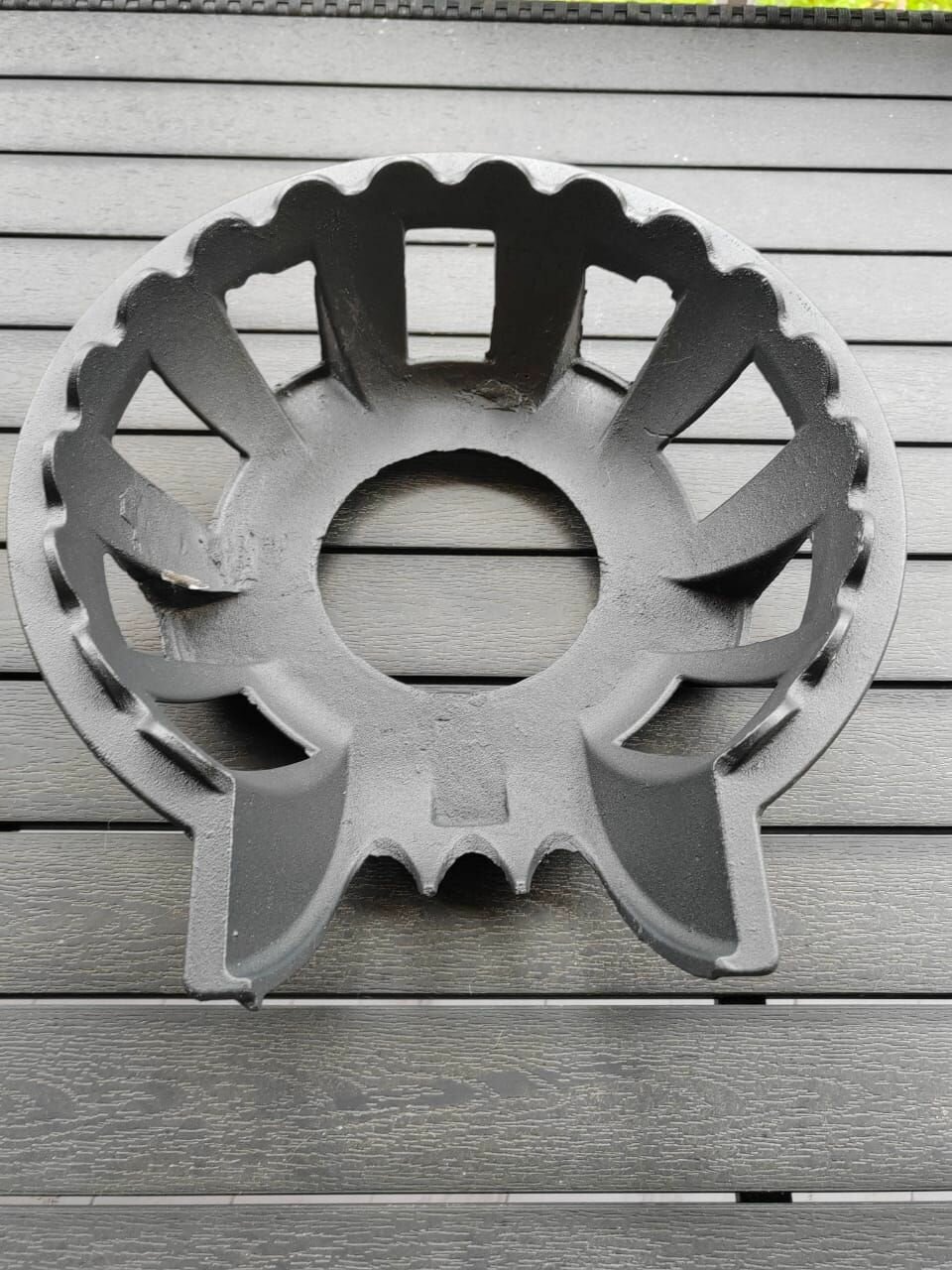 Подставка под казан вок чугунная диаметр 35 см