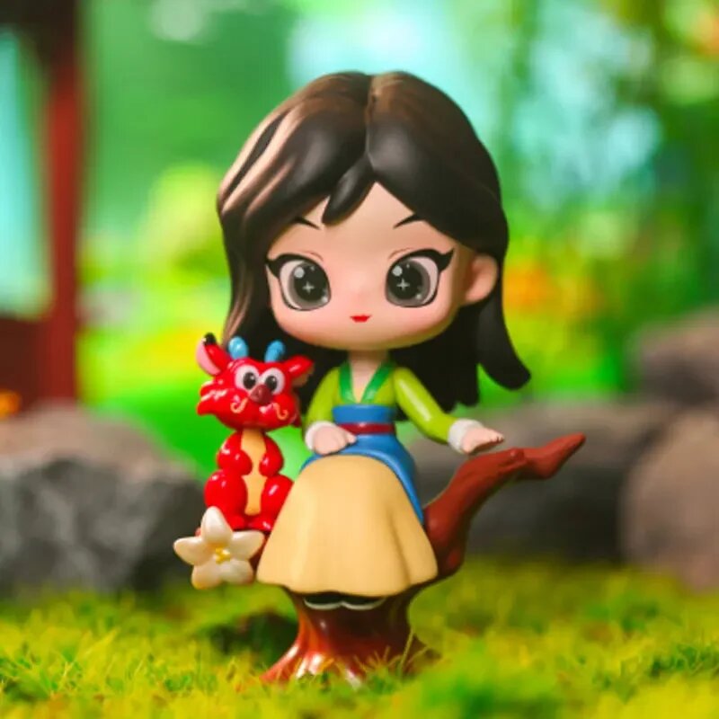 Фигурки MINISO Disney Fairy Tale Town open box to confirm