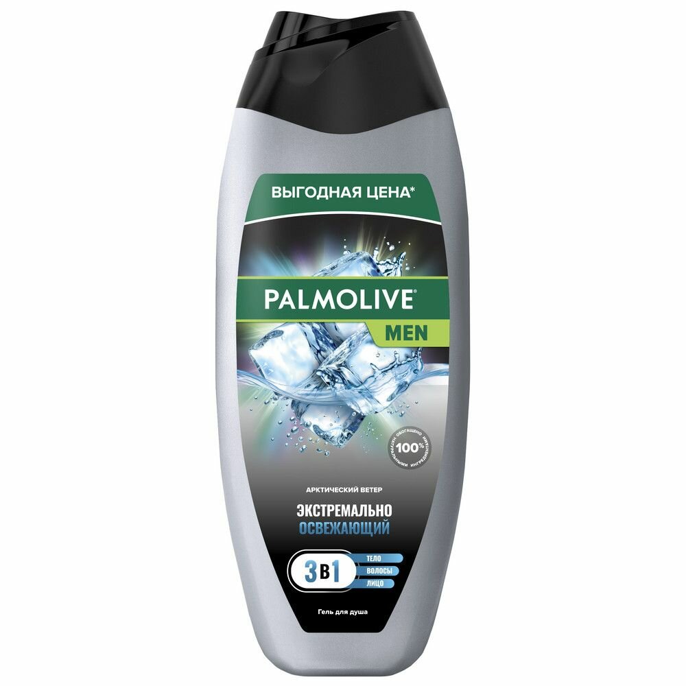 Набор из 3 штук Palmolive душ гель for men active 3в1 арктический ветер 450 мл