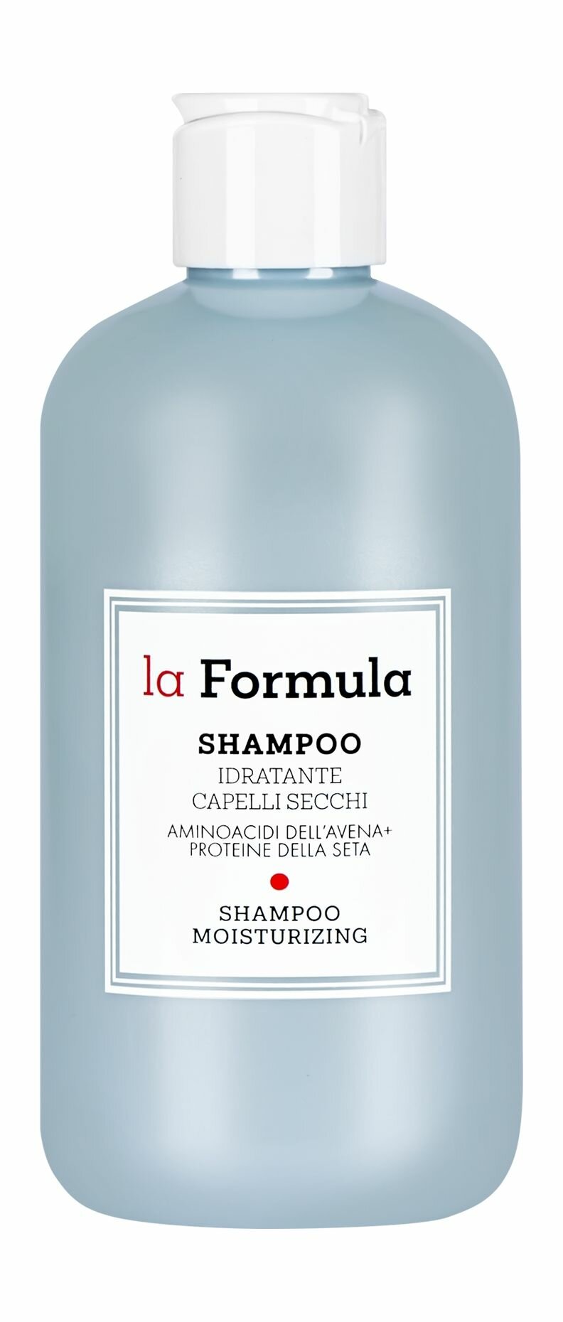 LA FORMULA Шампунь для волос с аминокислотами овса и протеинами шелка увлажняющий, 300 мл