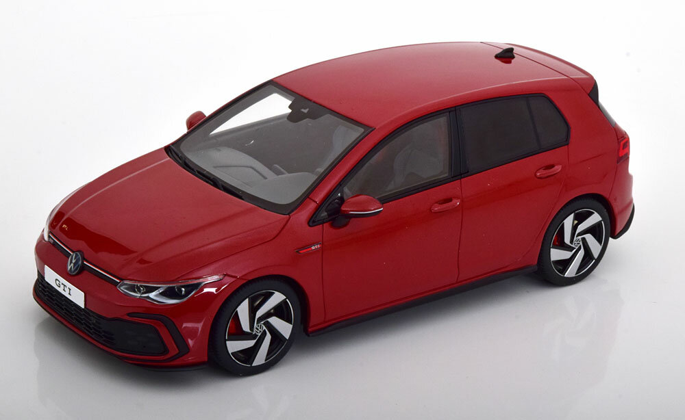 Модель коллекционная Otto Vw golf 8 gti 2021 redmetallic