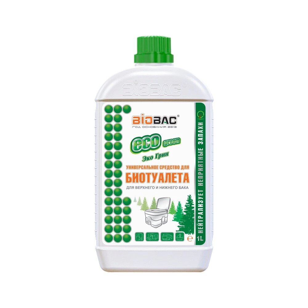 Универсальное средство BIOBAC для верхнего и нижнего бачка биотуалета 1 л