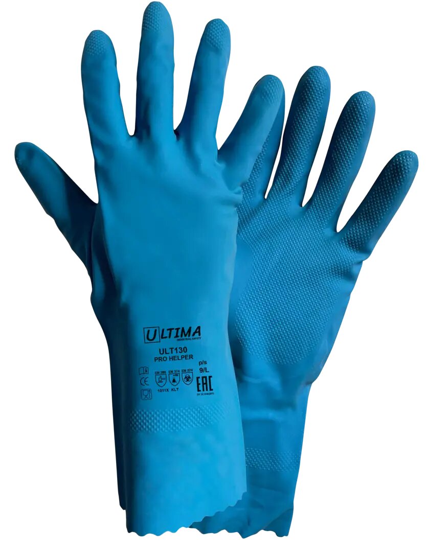 Перчатки латексные Ultima Pro Helper ULT130 размер 9/L