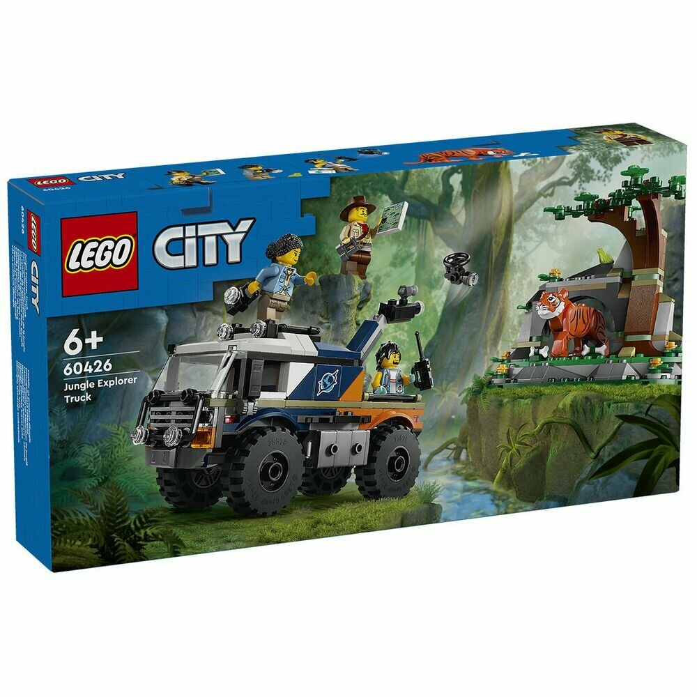 Конструктор LEGO City 60426 Внедорожный грузовик исследователь джунглей