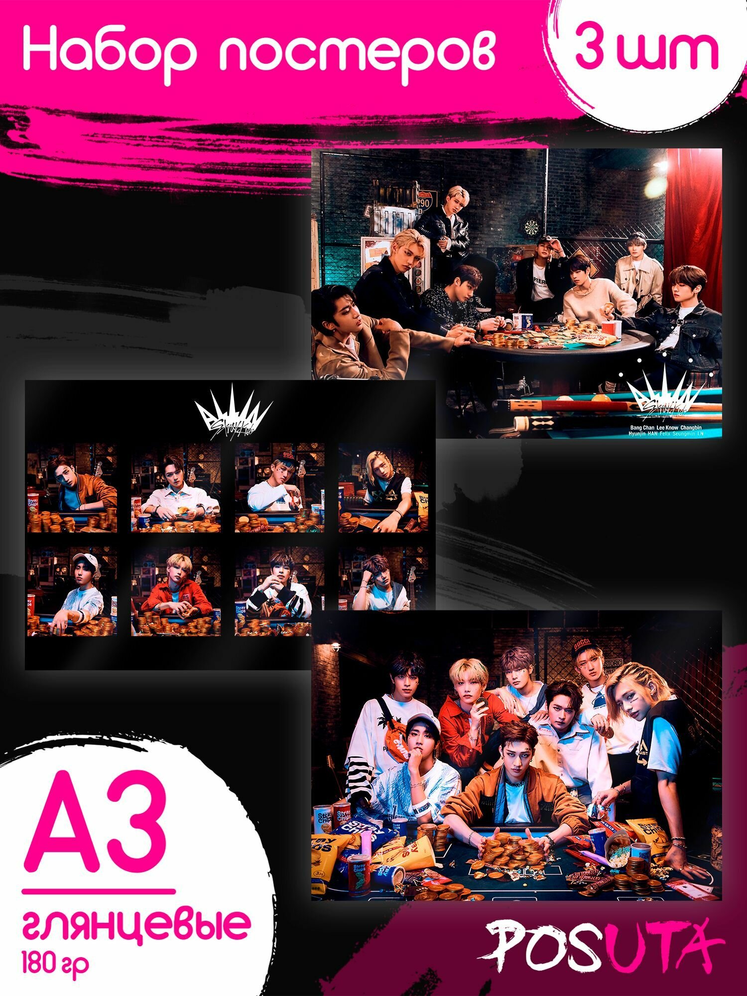 Постеры на стену Stray Kids