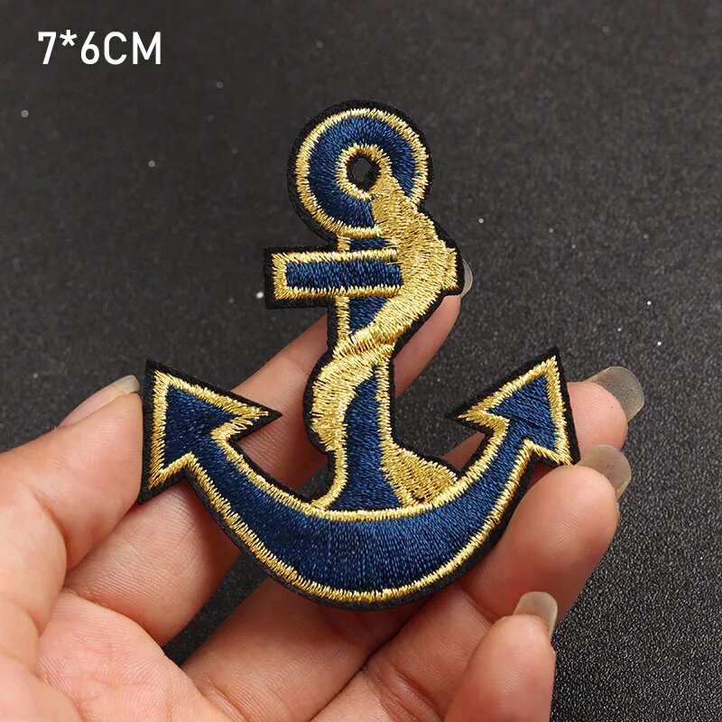 Патчи с вышивкой якоря для одежды G-BT0042-13
