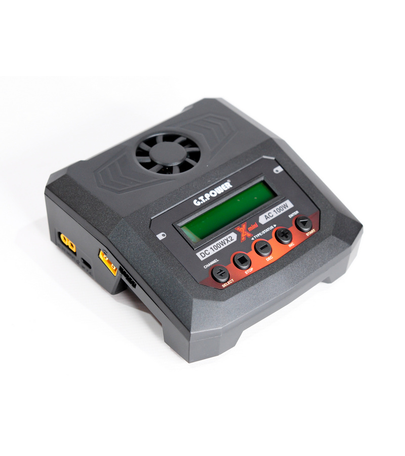 Универсальное зарядное устройство G.T.Power X2MINI Dual Power 19-26/220В, 10Aх2