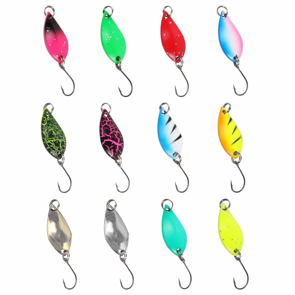 Приманка Луя, Набор блесен для спиннинга - 3.5 г, упаковка 12 штук