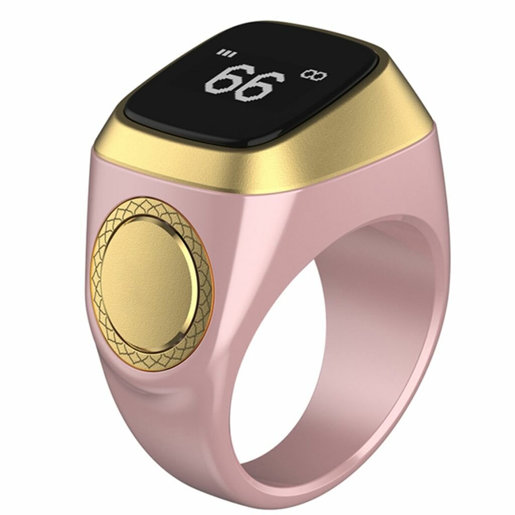Ибла Зикр Смарт-кольцо для мусульман, Розовый