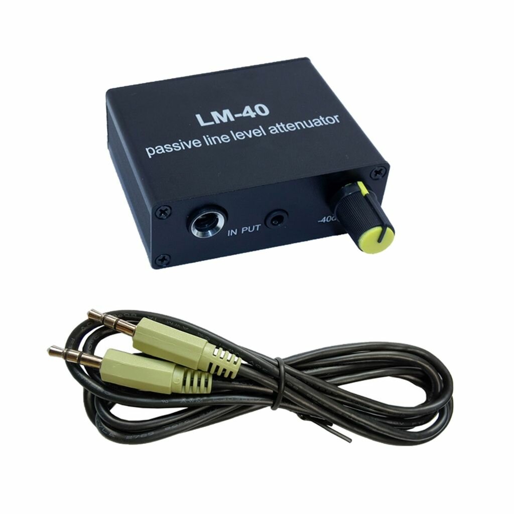 Аксессуар для микрофона, Пассивный звуковой аттенюатор -соединительная линия 3,5 мм