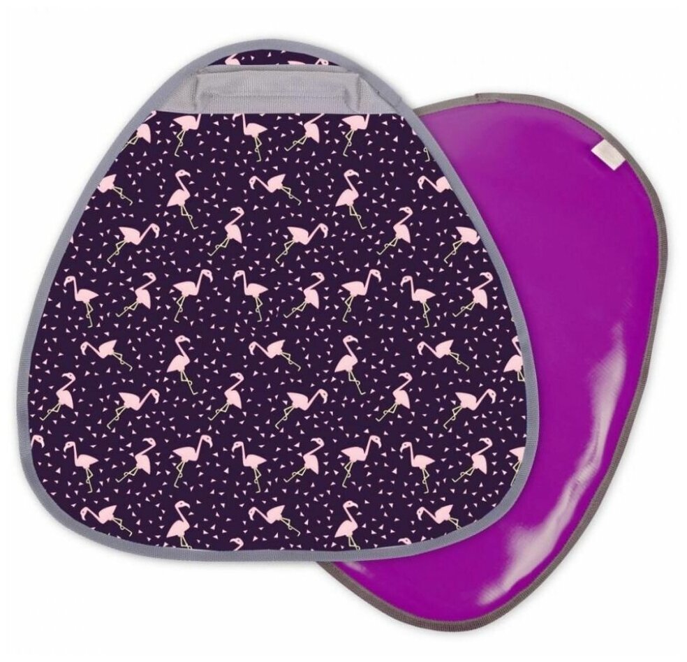 Ледянка Nika "Фламинго" ЛГП52/Ф, с ручками, ткань/тент, фиолетовая, от 3 лет