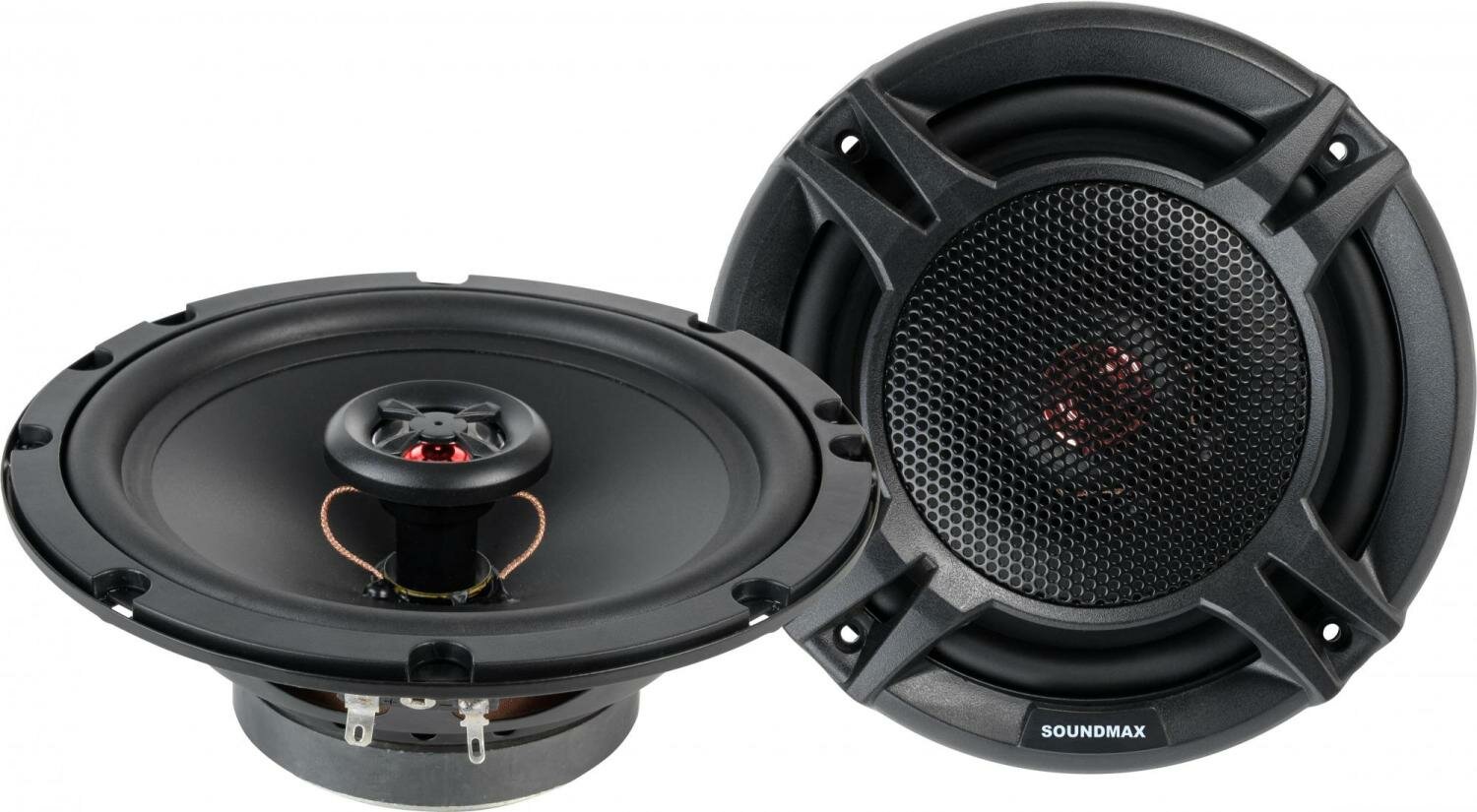 Колонки автомобильные Soundmax SM-CSI602 90Вт 4Ом 16.5 см (6.5 дюйм) коаксиальные двухполосные