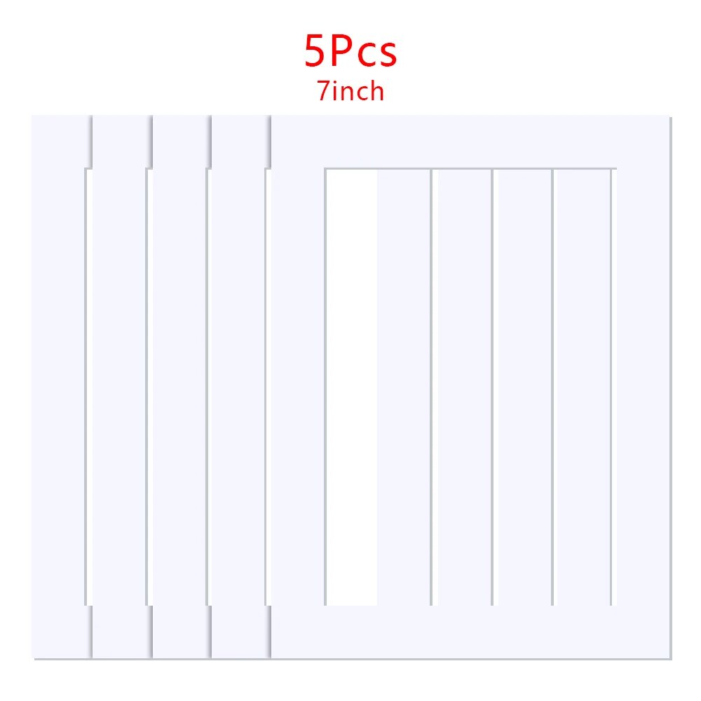 Картонные фотоматы белые 5 шт. для рамок 6/7/8/10 дюймов 7 inch